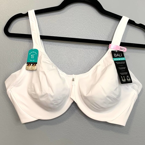 Bali | Intimates & Sleepwear | Bali White Minimizer Full Coverage ...